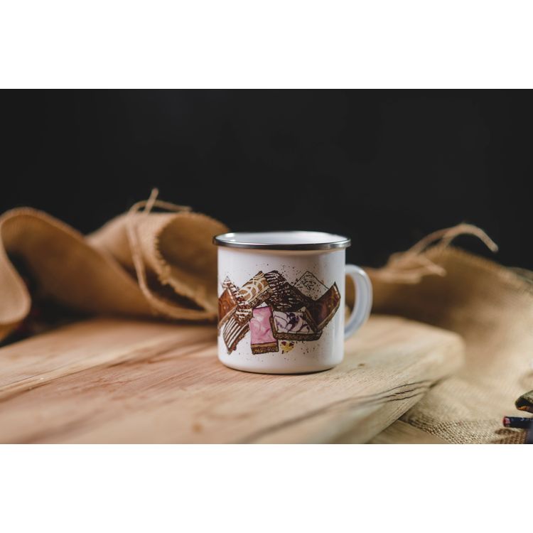 Flapjackery Exclusive Enamel Mug only £12.50